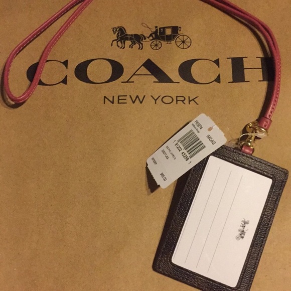 Coach | Accessories | Coach Signature Id Lanyard | Poshmark